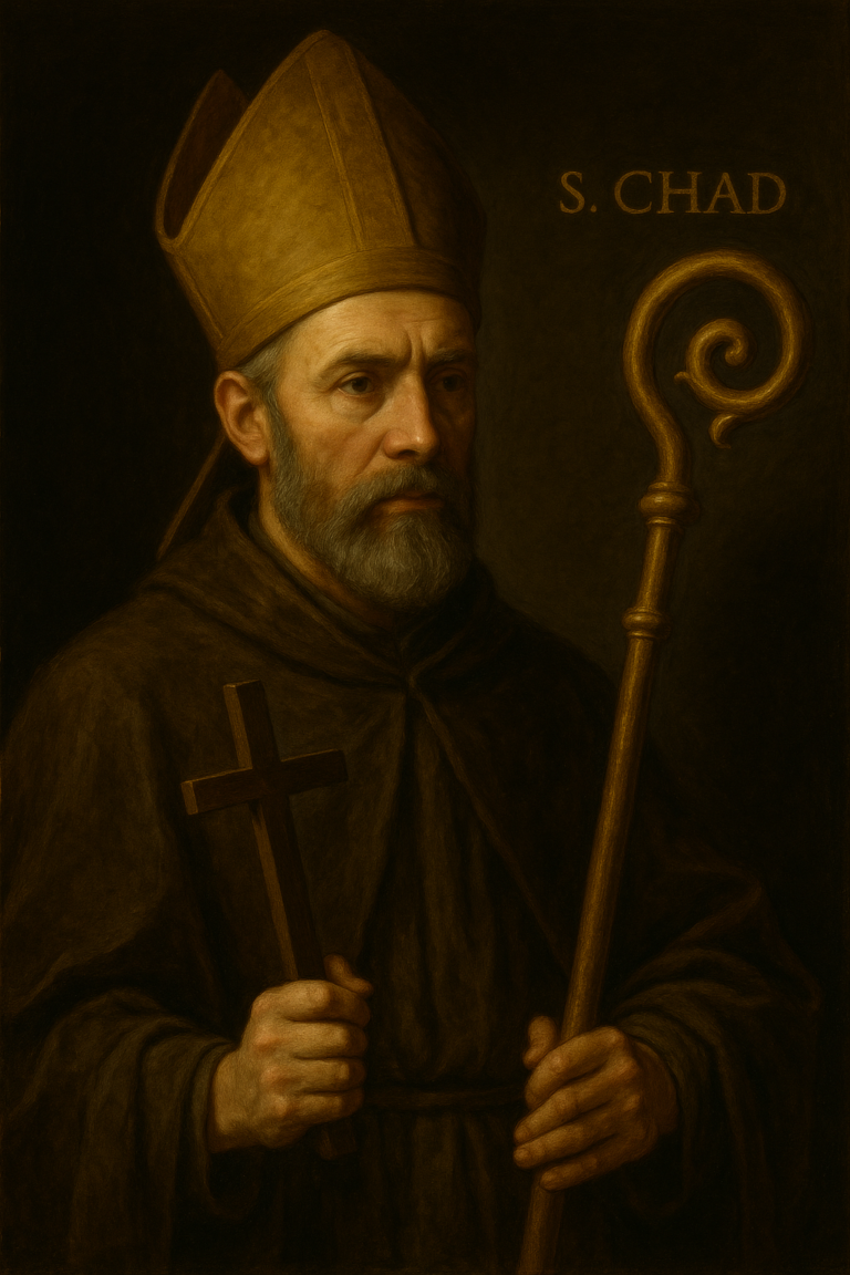 Saint Chad: Bishop, Confessor & Mercia's Apostle - Catholic Men Of America